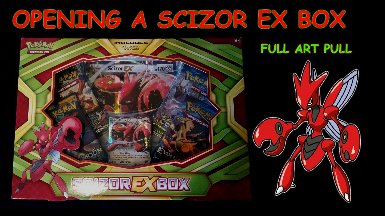 Opening A Scizor EX Box | Full Art Pull - YouTube