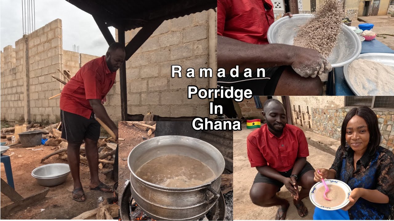 cooking Most Popular Hausa KOOKO \ PORRIDGE during the Ramadan season ...