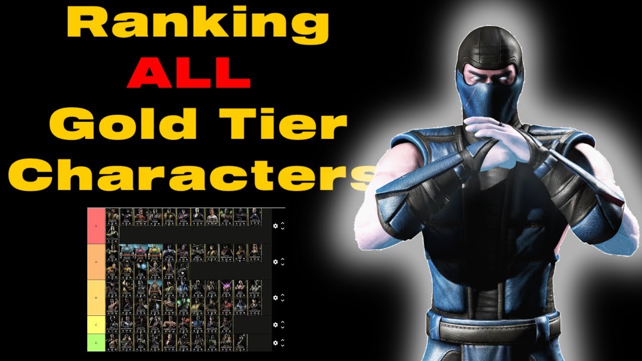 Mortal Kombat Mobile | Ranking Every Gold Tier Character - YouTube
