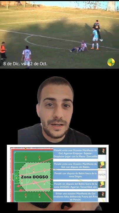 Le realizan una falta en zona Dogso #reglamento #referee #futbol - YouTube