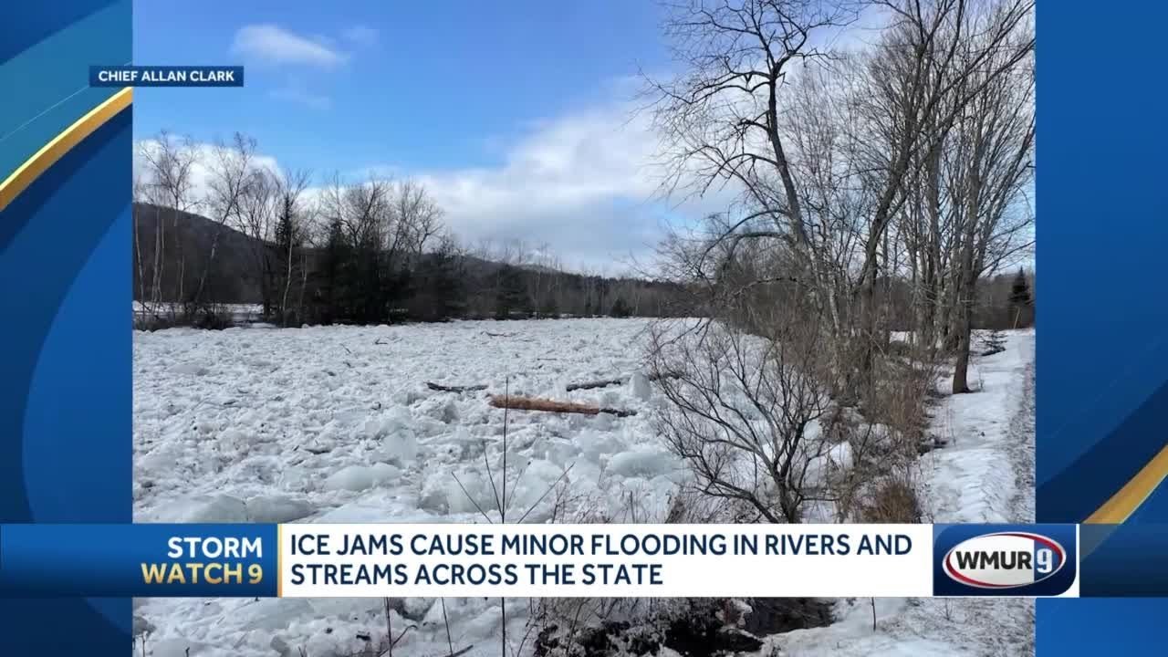 Ice jams cause minor flooding in rivers and streams across the state ...
