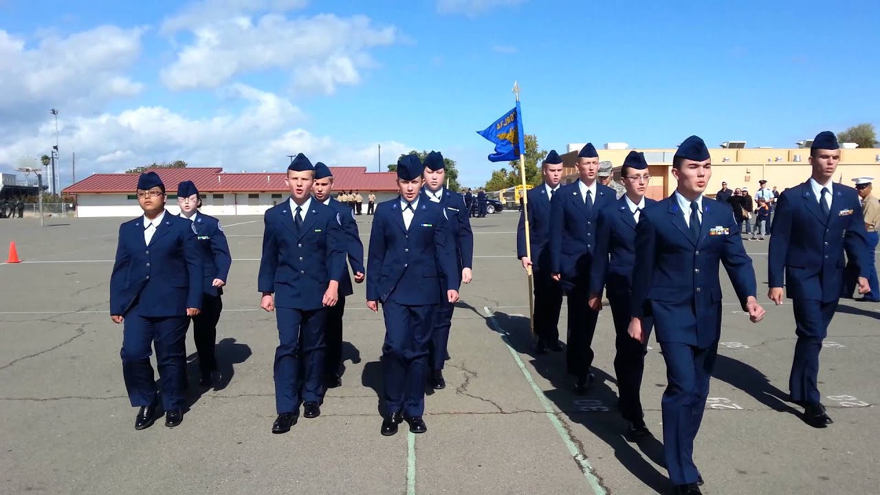Del Campo CA-863 AFJROTC Unarmend Regulation Drill @ Titan Drill Meet ...