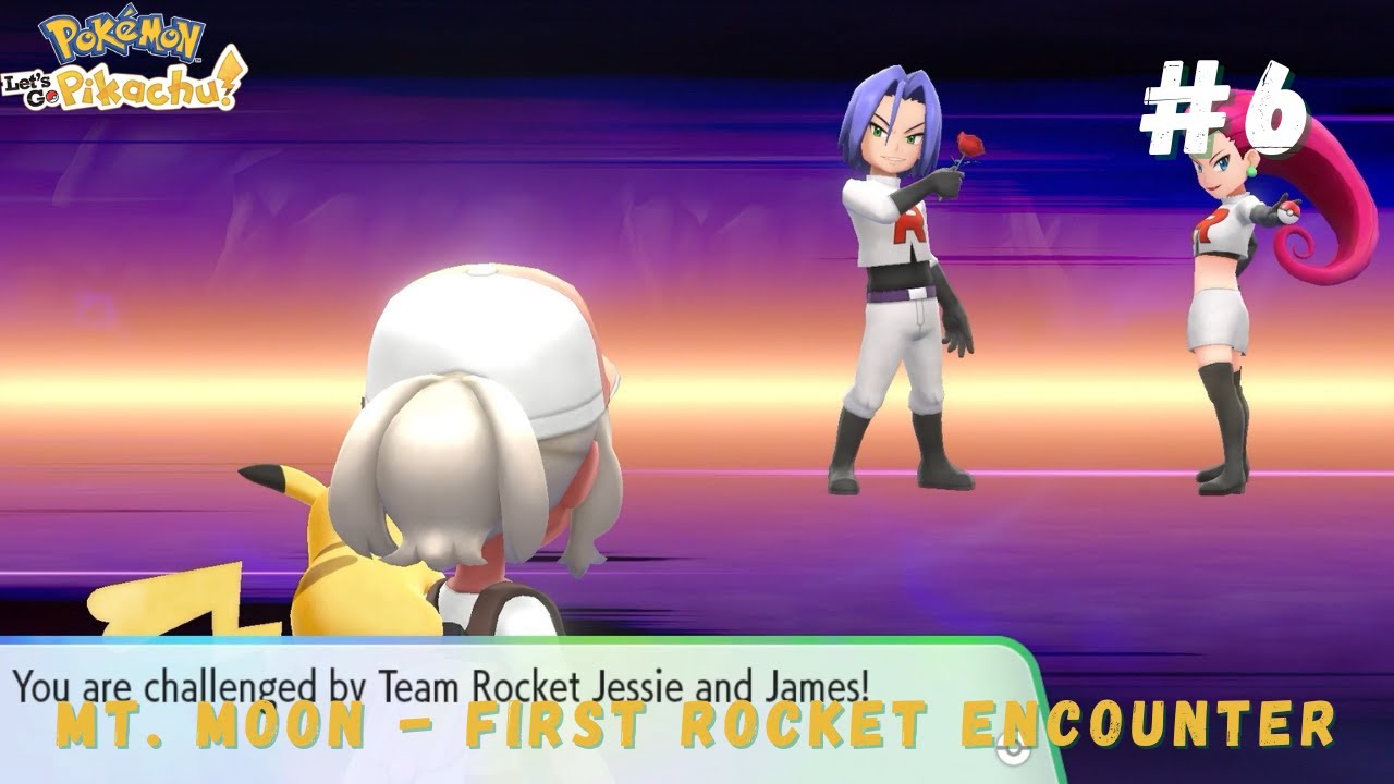 MT. MOON - FIRST ROCKET ENCOUNTER | POKEMON LET'S GO PIKACHU - YouTube