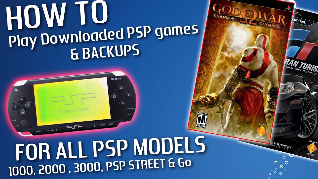 Play downloaded & backup games on your PSP! Works for every model of ...