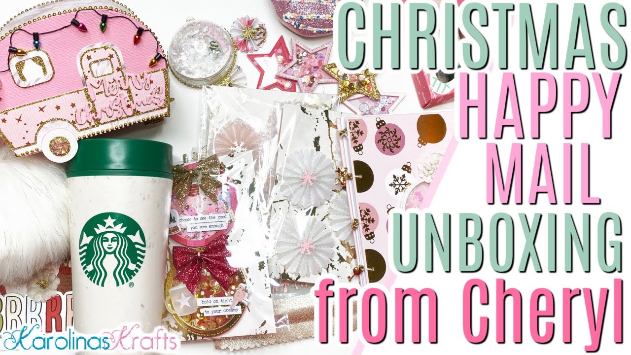 Incoming Pink Christmas Happy Mail from @CherylGDesigns , Pink ...