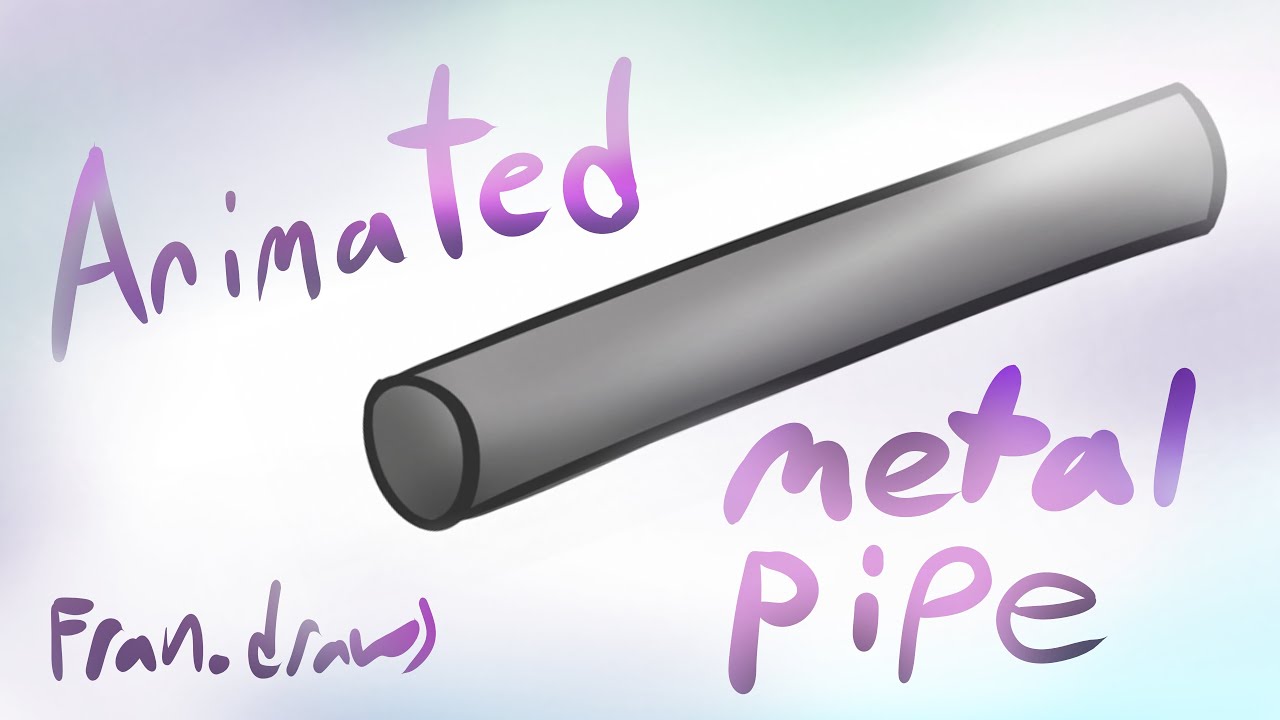 Relaxing Animated Metal pipe Falling on a ground - YouTube