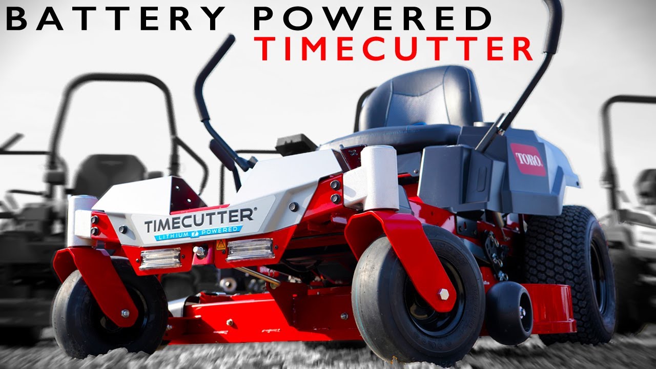 NEW For 2024, The Toro Battery Timecutter! - YouTube