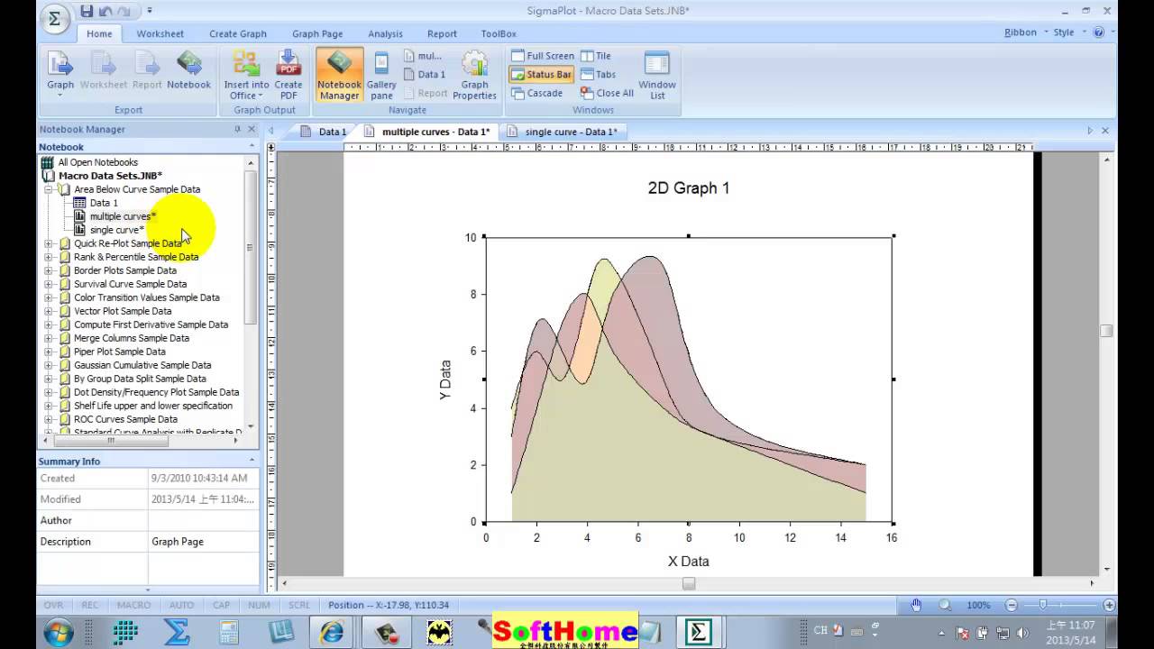 Macro 01 Area Below Curve 曲面下的面積 - YouTube