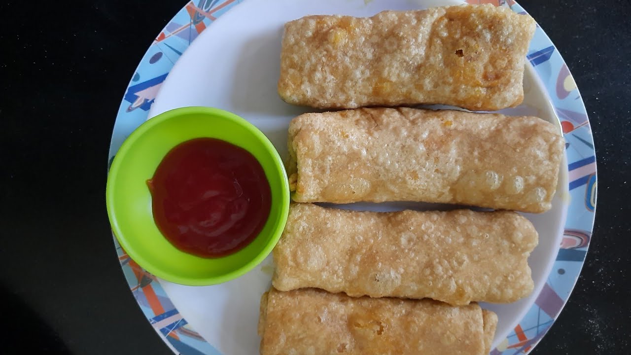 Crispy vegetable rolls at home from ingredients that are easily ...