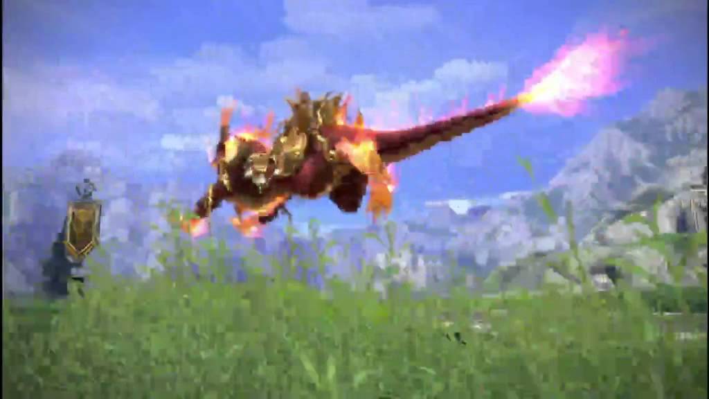 TERA: Crimson - Dragon mount. - YouTube