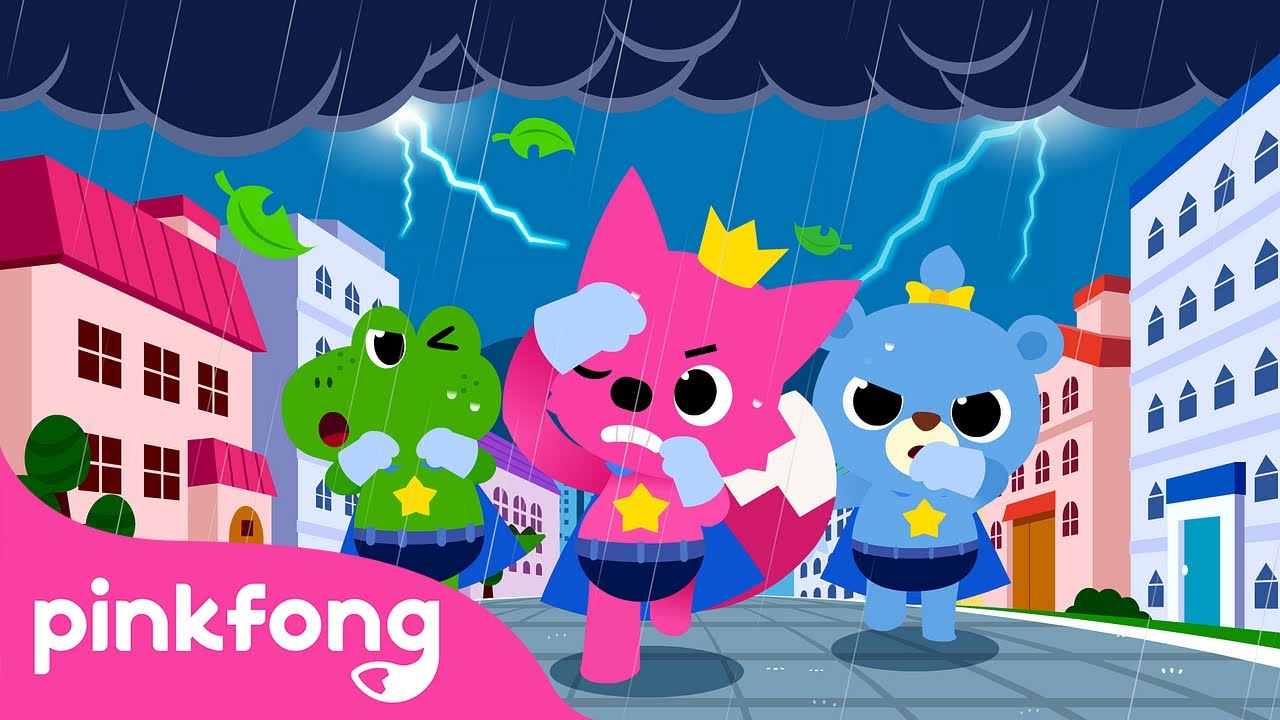 Pinkfong Rangers contre les catastrophes naturelles | Pinkfong, Bébé ...