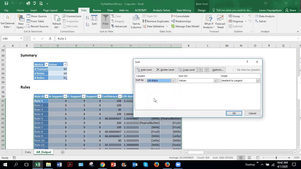 BUSA 6315: Association Rules - YouTube