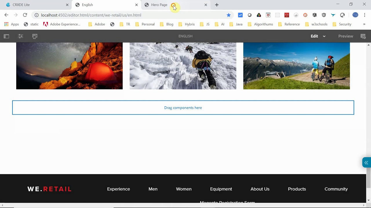 How to enable the components in Editable templates - Adobe Experience ...