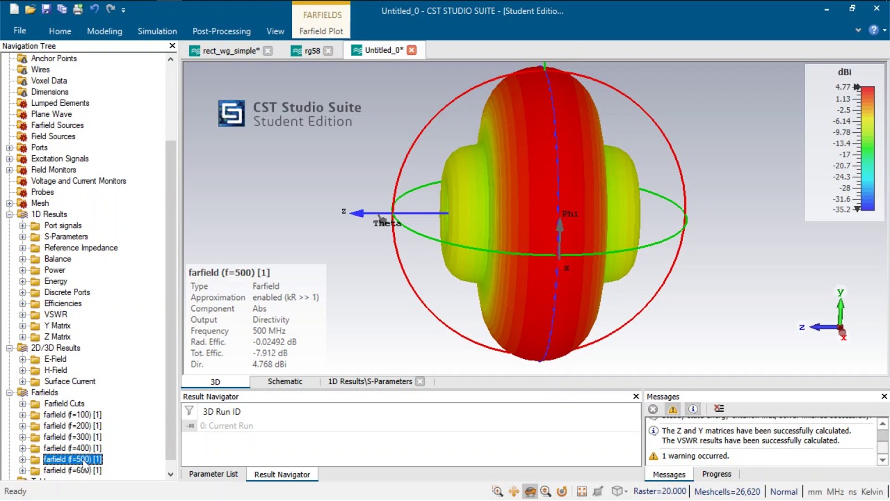 Simulation einer Dipolantenne mit CST Studio - YouTube