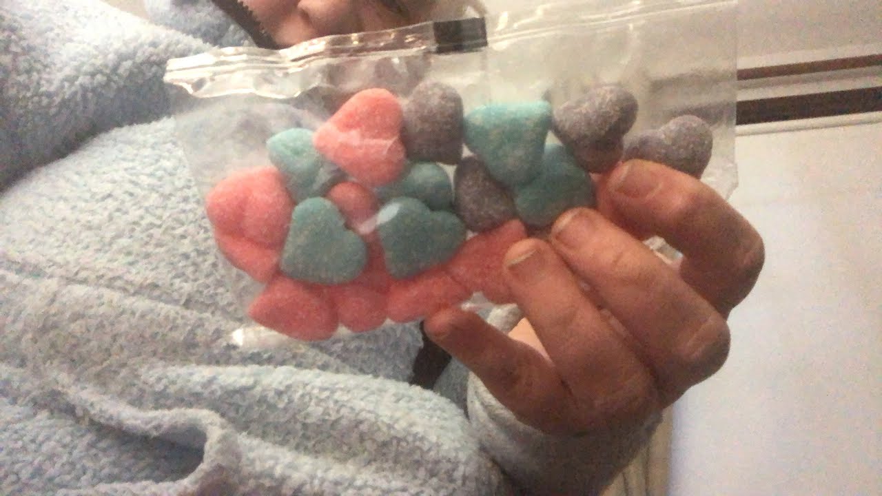 WARHEADS Blue Raspberry, Watermelon, Black Cherry, Hearts Chewy Candy ...