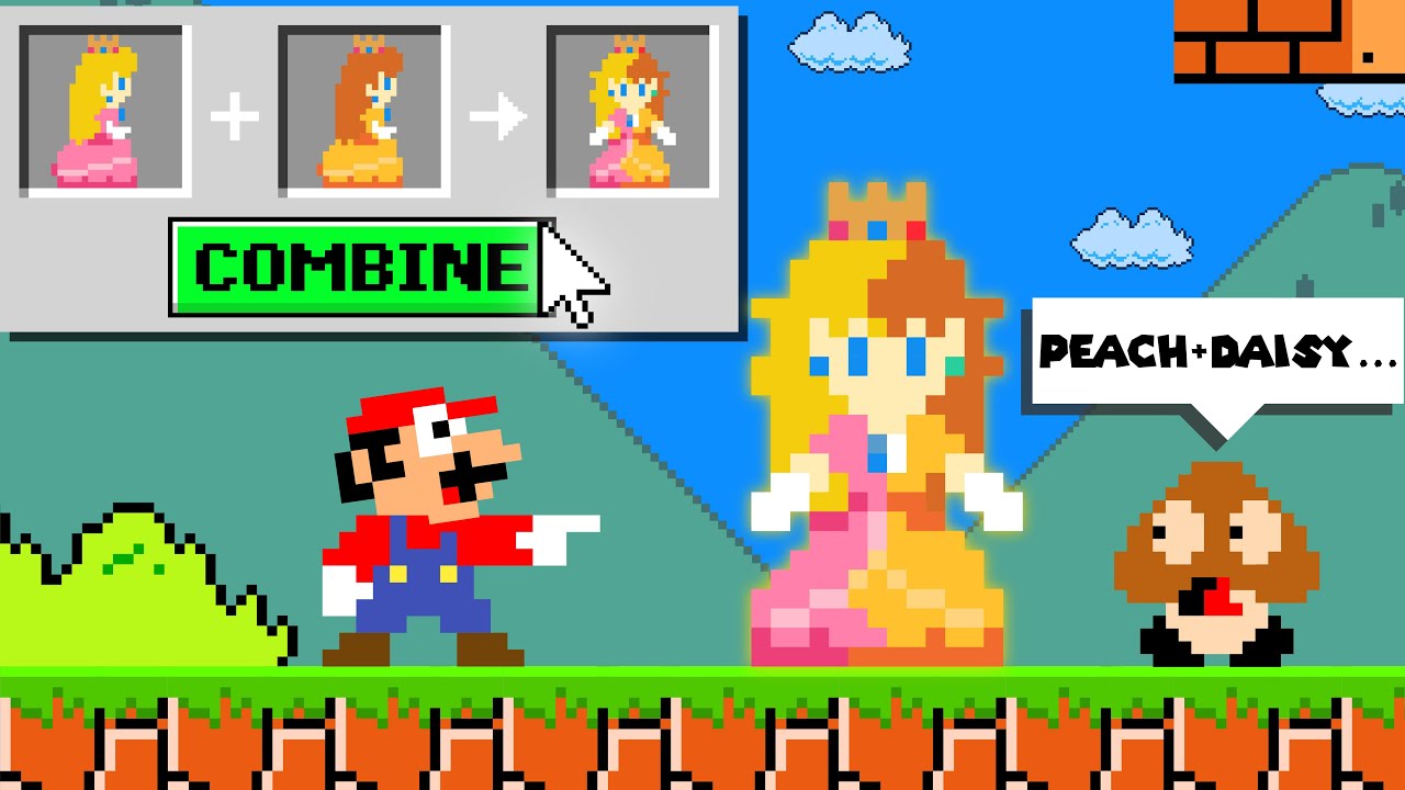 Cat Mario: Mario Can Combine Anything When Mario Touches It - YouTube