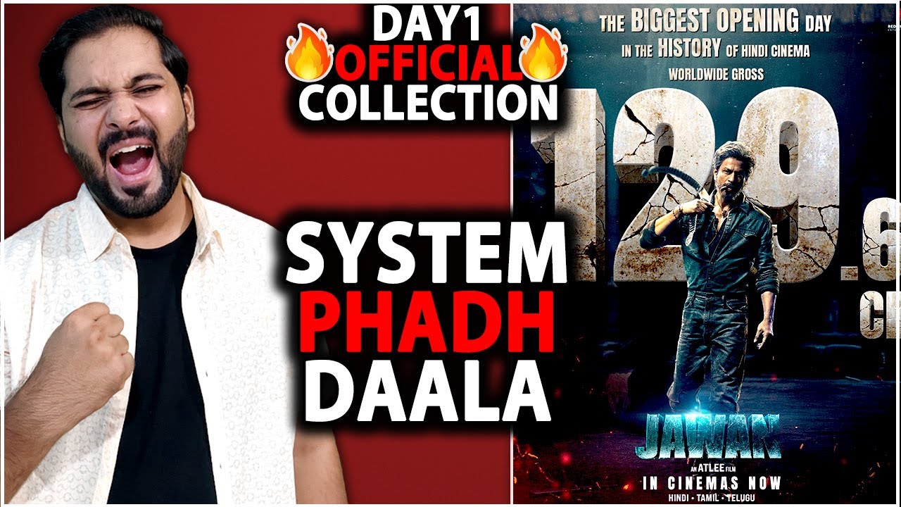 Jawan Day 1 Official Worlwide Box Office Collection | Jawan Box Office ...