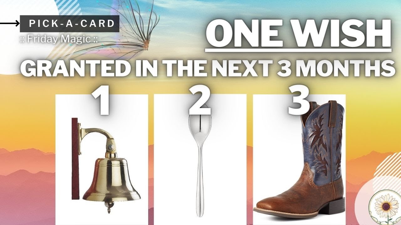 🌈ONE WISH 🧚🏼 WILL BE GRANTED SOON ! || Pick a card 🔮 - YouTube