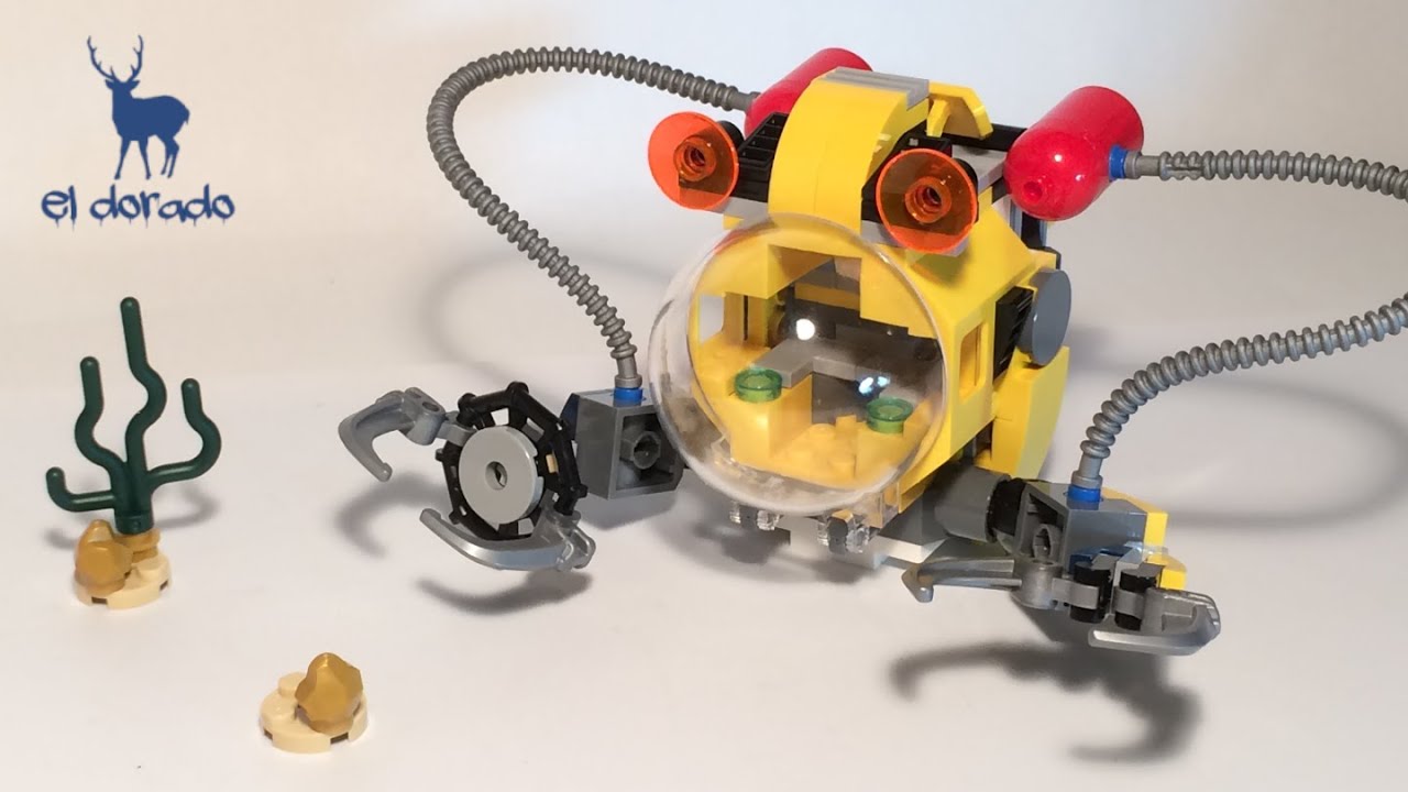 LEGO CREATOR 31090 Toy Submarine in Underwater Robot - Lego Speed Build ...