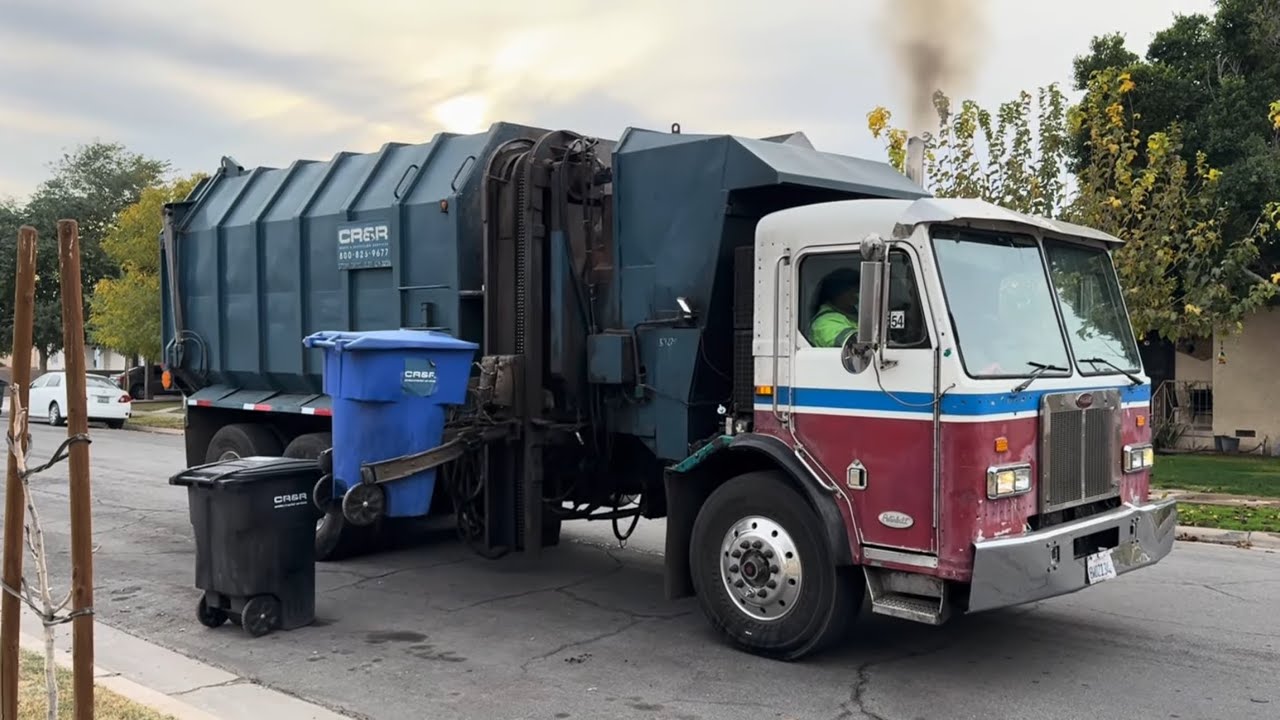 Old CR&R Garbage Trucks of El Centro - YouTube
