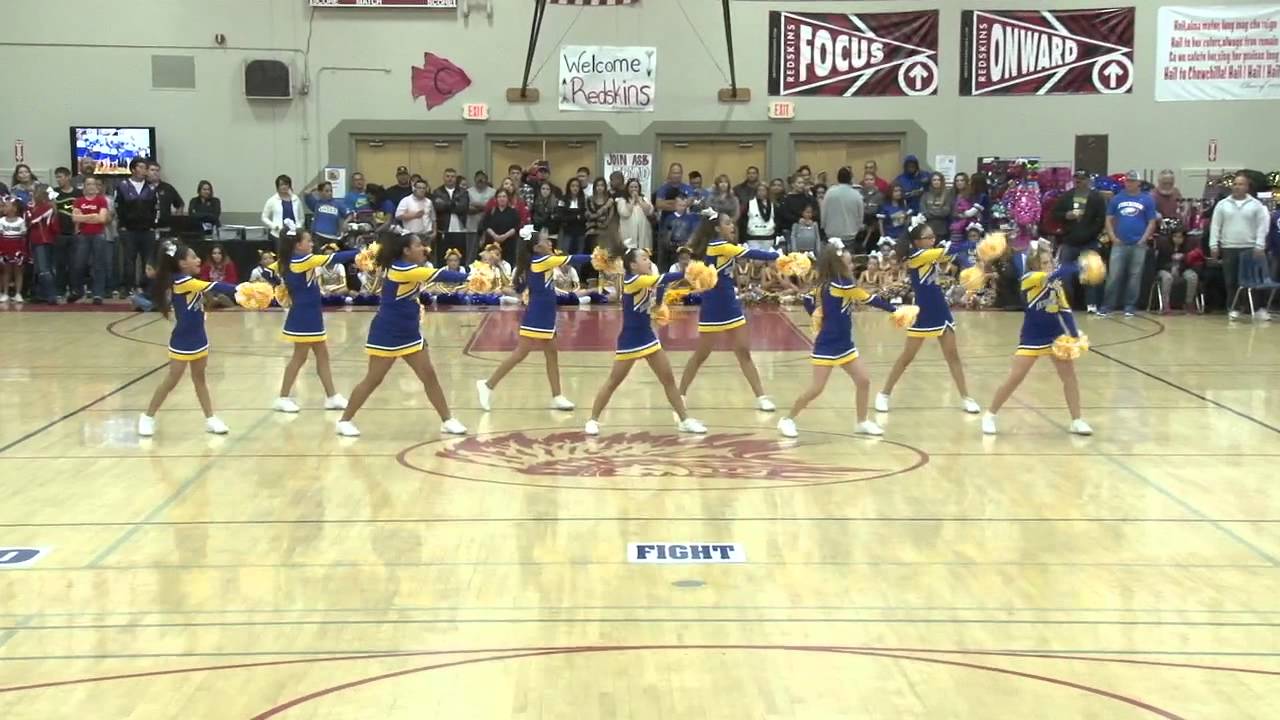 Dos Palos Junior Bobcat Cheer Tri-County Champions - YouTube