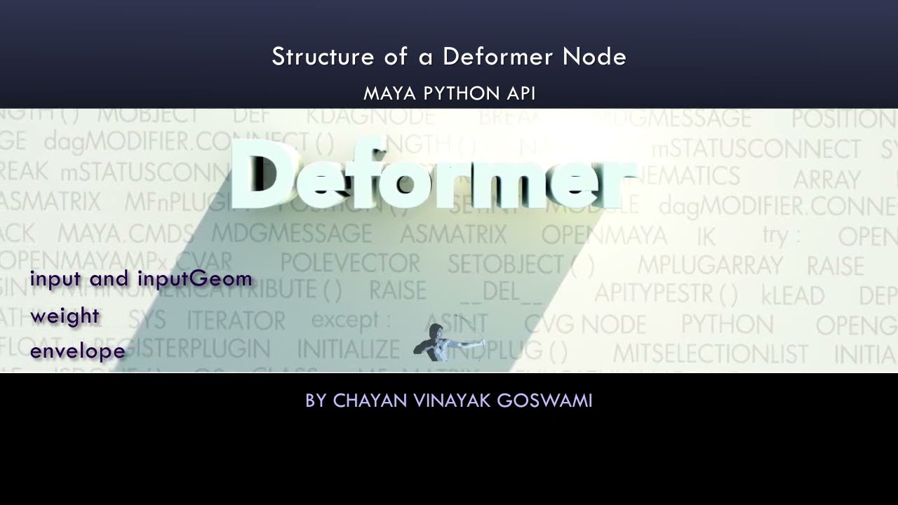 (Maya Python API) 11 - Understanding a Deformer node - YouTube