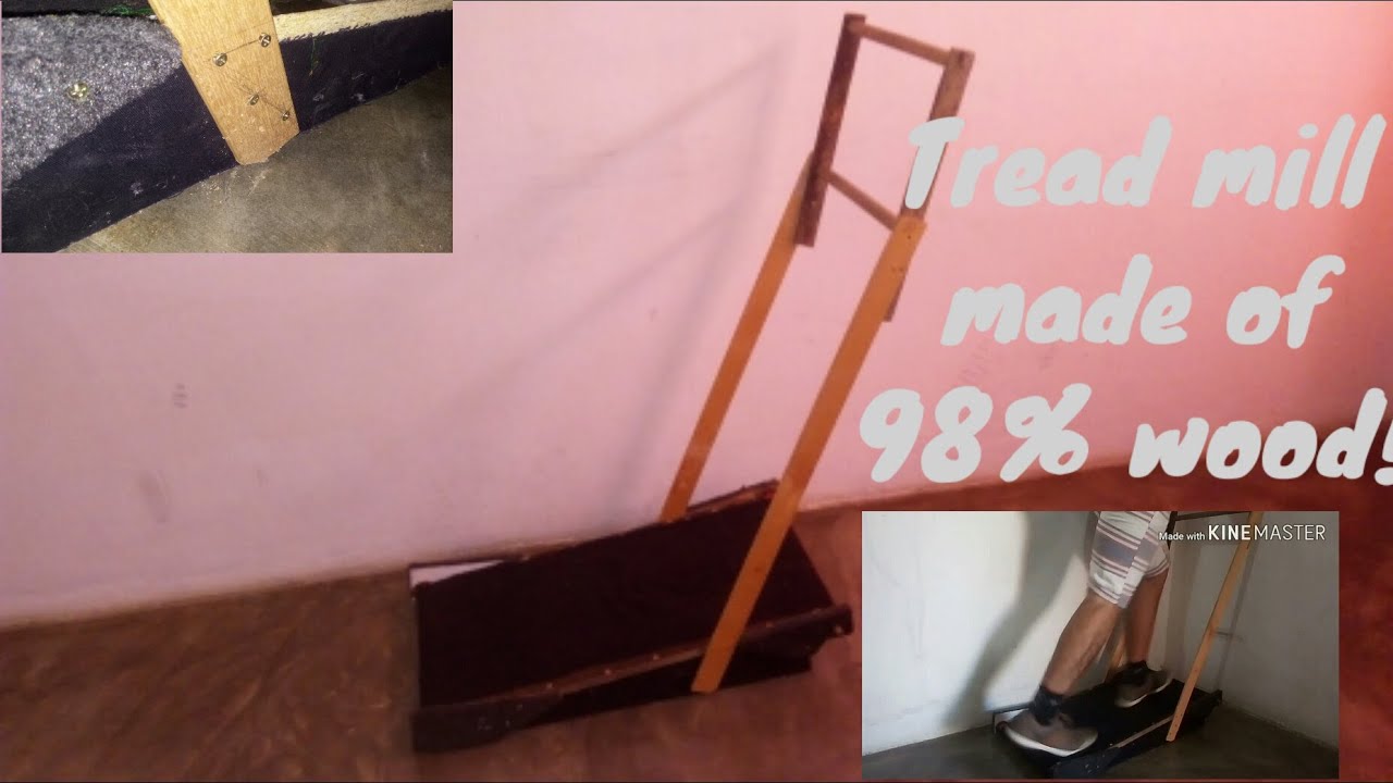 Como fazer uma esteira ergométrica de madeira em casa - YouTube