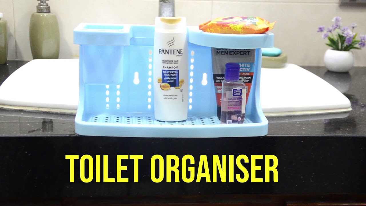 Best Sell Plastic Shampoo rack Toilet Organziser Fashion Cloud - YouTube