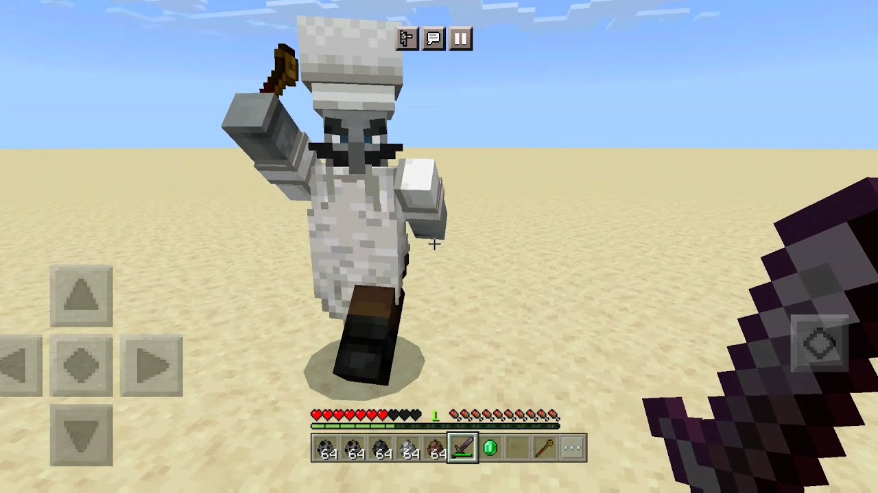 Vindicator Master Chef ADDON in Minecraft PE - YouTube