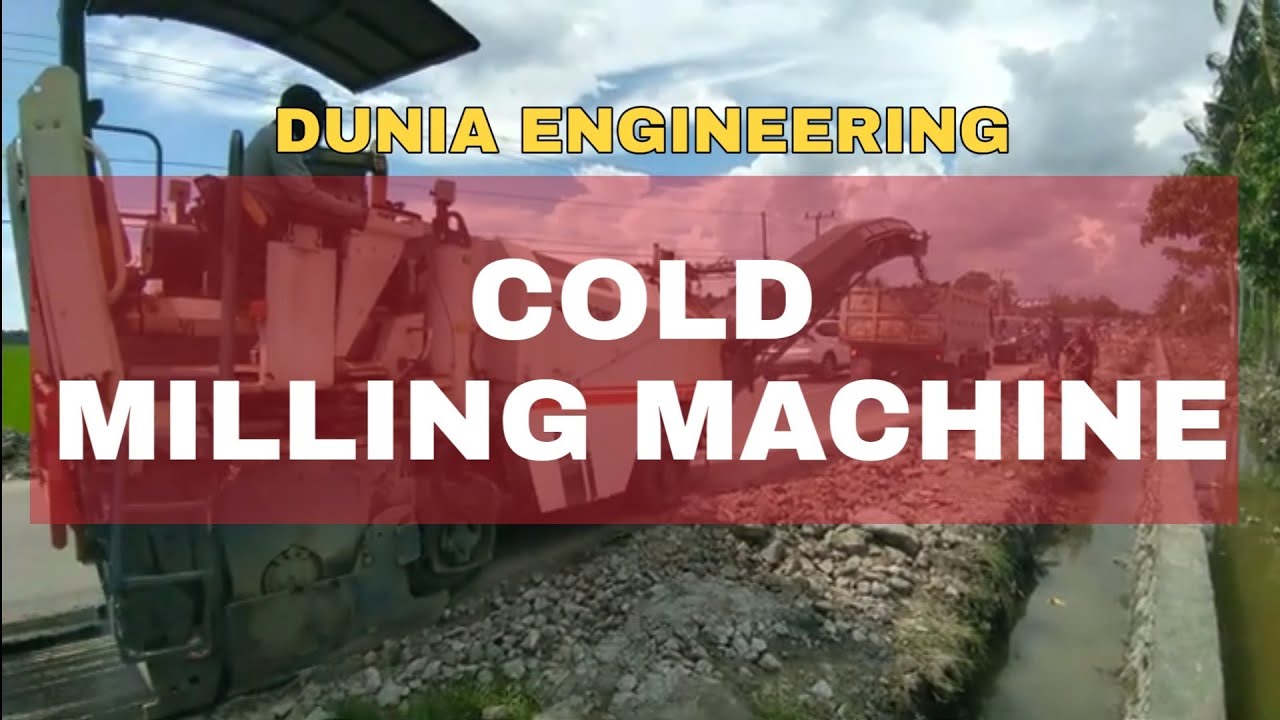 Cold Milling Machine (CMM)- alat pengupas aspal lama - YouTube