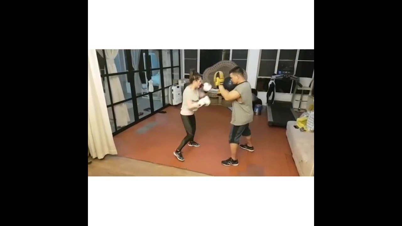 Ellen Adarna's boxing workout - YouTube