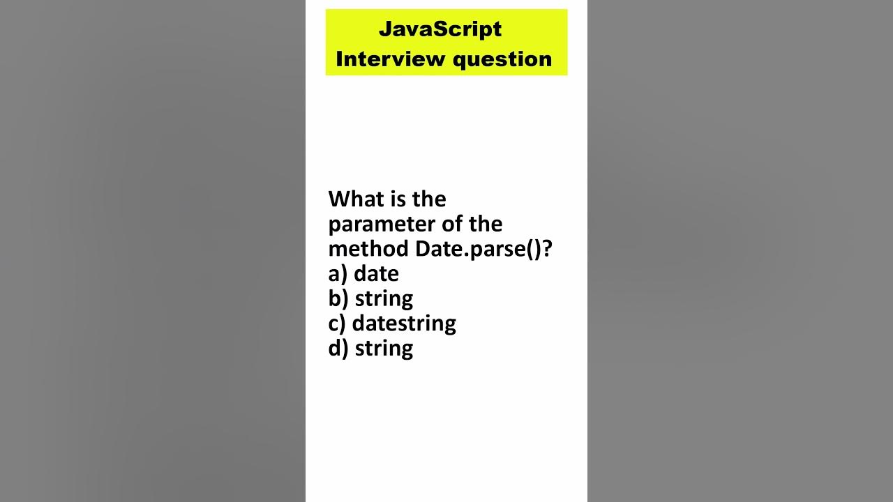 Javascript Interview Question 879 Youtube