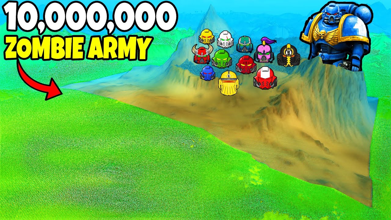Can All Space Marines Hold NEW DEFENSE vs 10,000,000 ZOMBIE ARMY ...