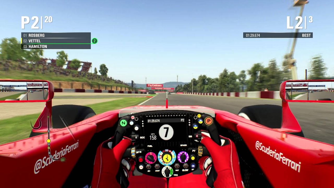 F1 2015: Spain - SV Ferrari Cockpit Cam - Ultra 1080p 60FPS - YouTube