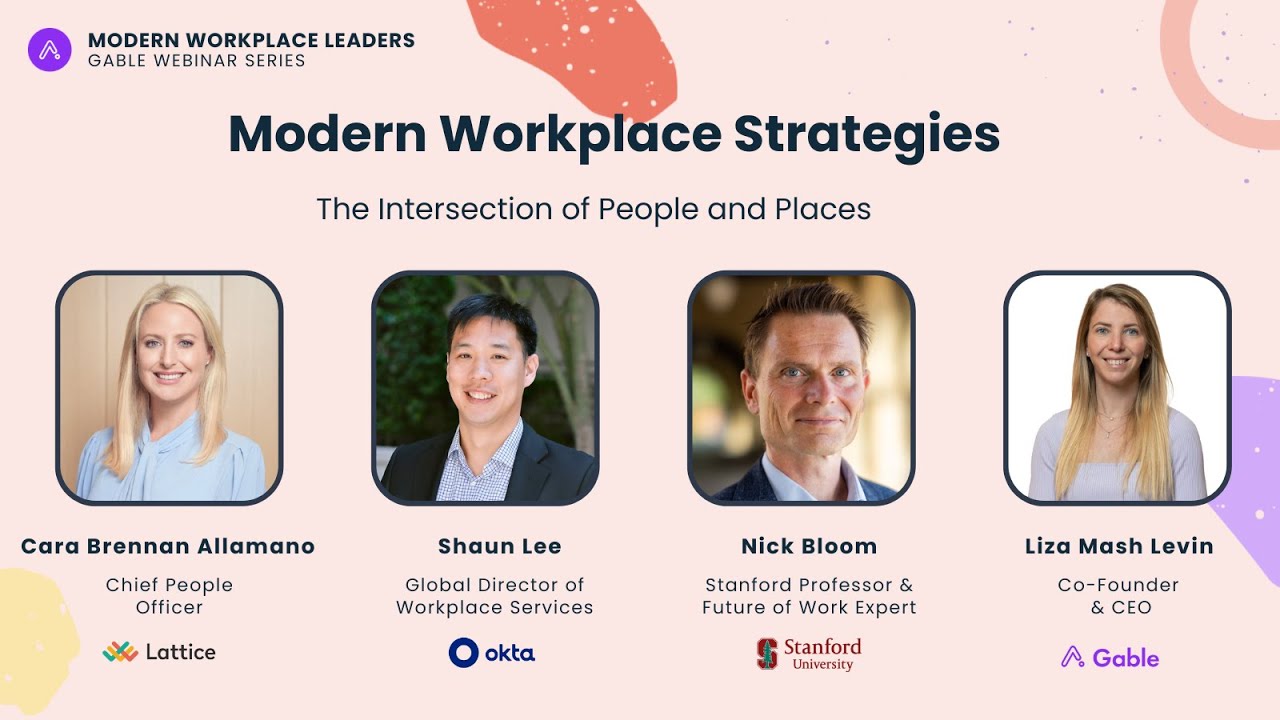 Modern Workplace Strategies: The Intersection of People, Places, and ...