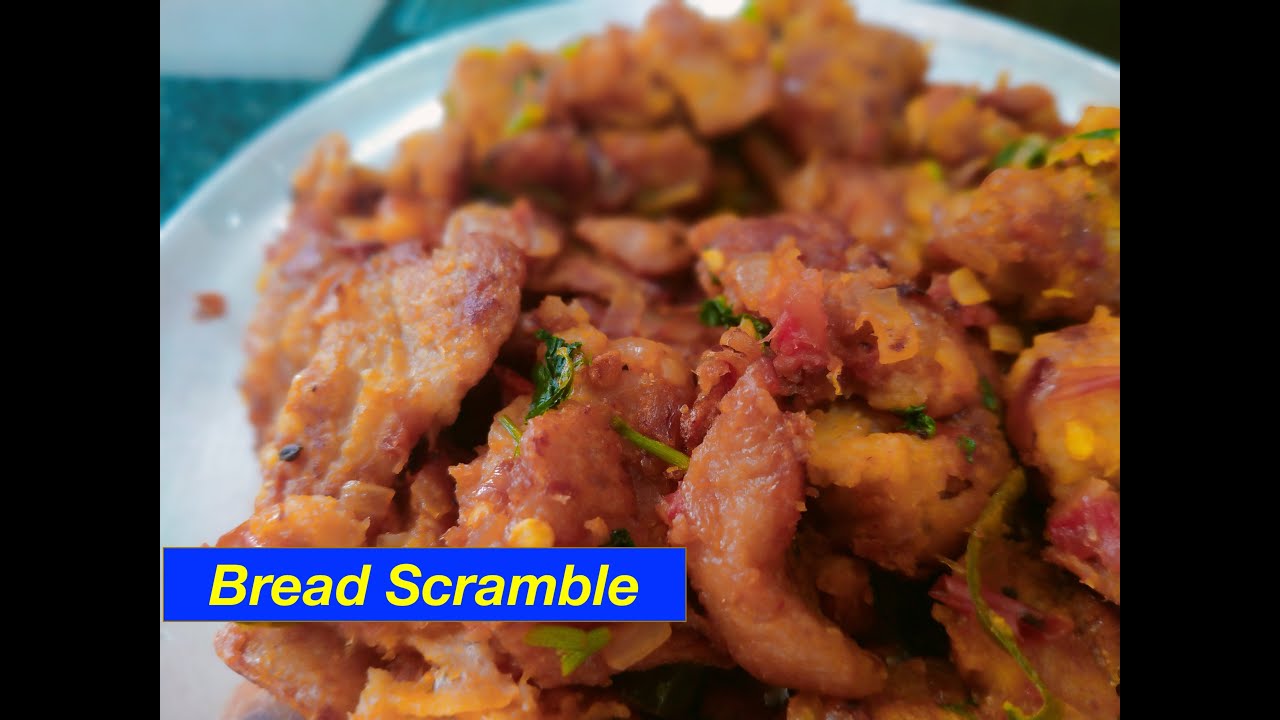 Bread Scramble | Left over bread recipe | Veg Bread Bhurji | Jatpat ...