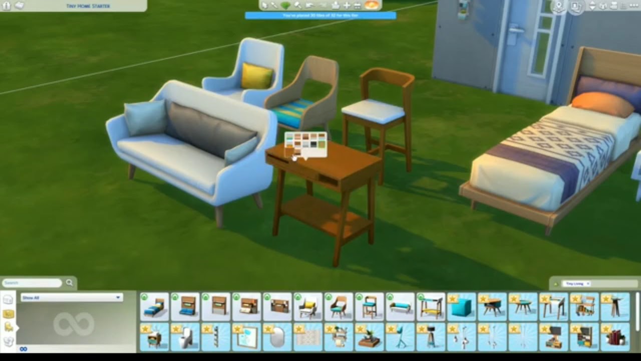 The Sims 4 Tiny Living Stuff Build and Buy Items - YouTube