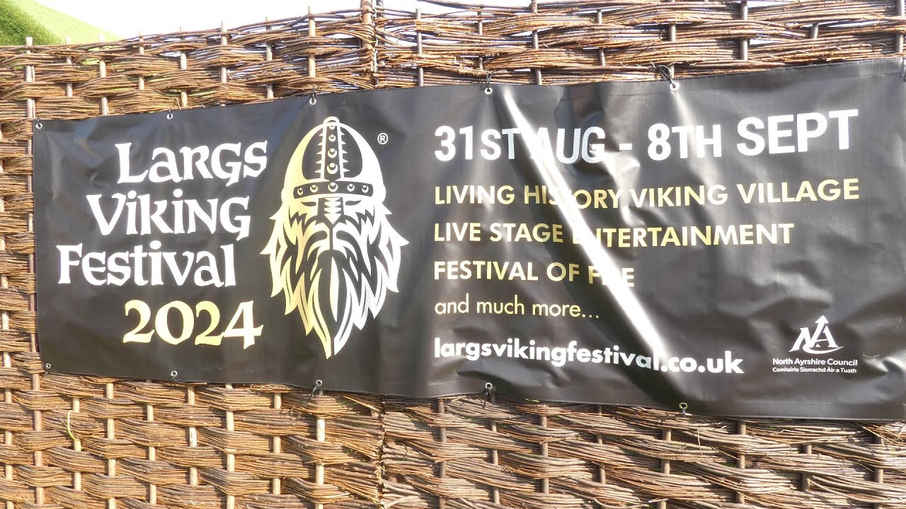 Largs Viking festival 2024 - YouTube