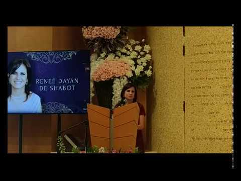 El discurso mas difícil de mi vida Premio Maguen David Reneé Dayan 16 ...