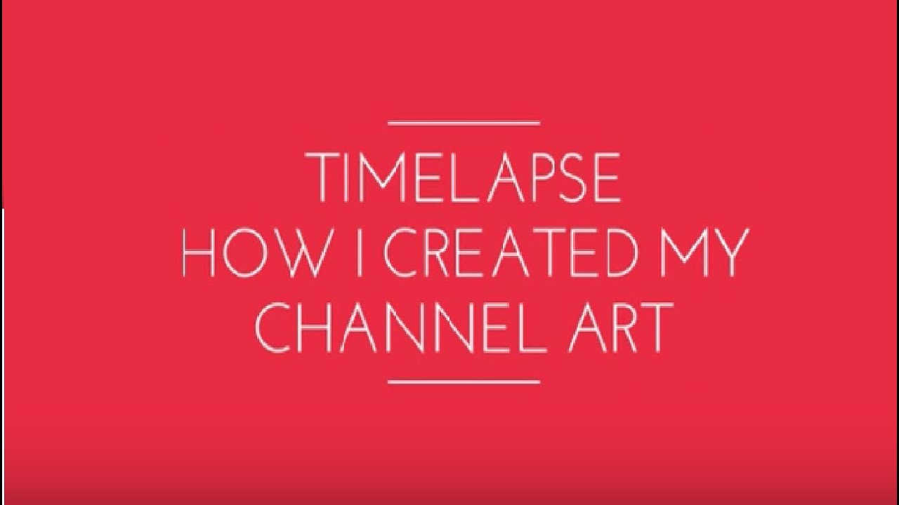 How to make a tech channel art (How I made my youtube banner) - YouTube