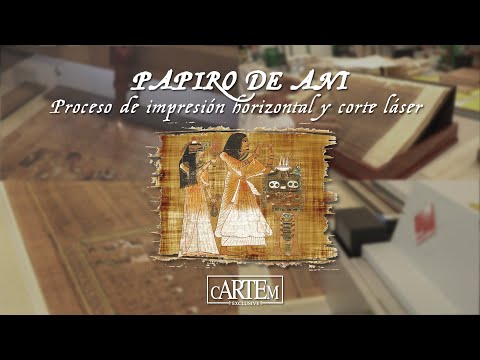 ¿Cómo creamos el facsímil del Papiro de Ani? ¡Descubre el proceso! | cARTEm EXCLUSIVE