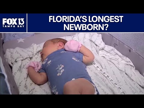 Baby girl nearly breaks record for her length