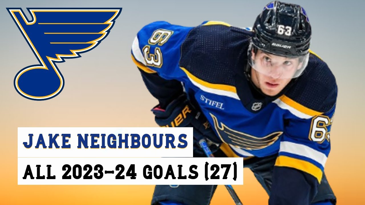 Jake Neighbours (#63) All 27 Goals of the 2023-24 NHL Season - YouTube