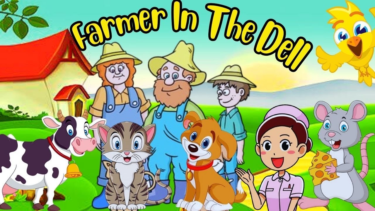 Farmer In The Dell | Nursery Rhymes & Kids Songs | Old Macdonald | Farm ...