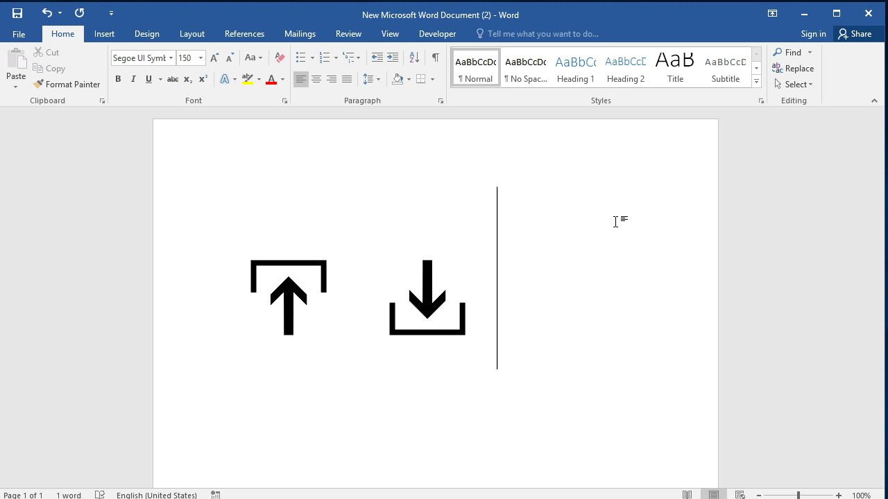 How to insert Add and Save symbols in word - YouTube