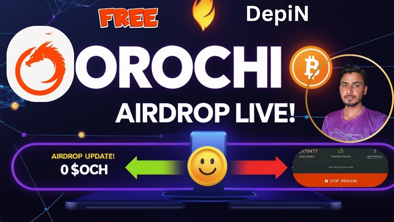 🔥 Free Crypto Mining 2025 | Orochi Airdrop Live Now! No KYC No ...