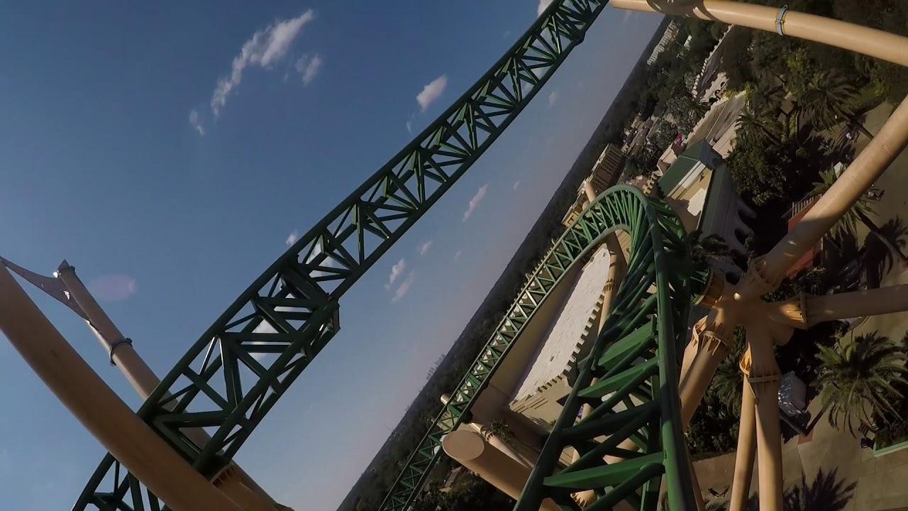Busch Gardens - Cheetah Hunt Roller Coaster - YouTube