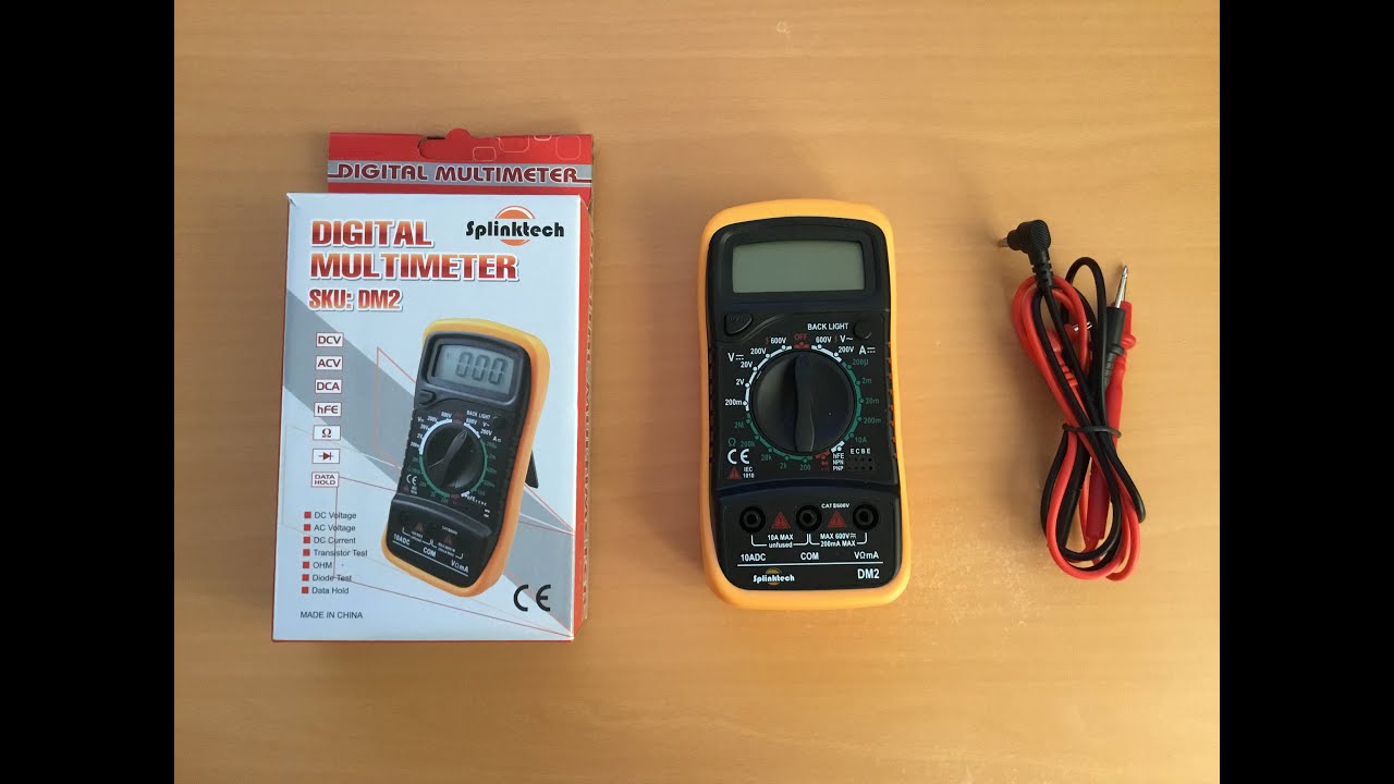 Cheap Ebay Digital Multimeter "Splinktech" - Is it any good - YouTube