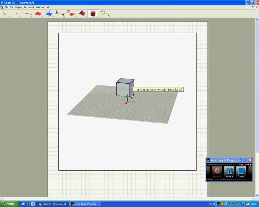 intro to cabri 3d part 1.avi - YouTube