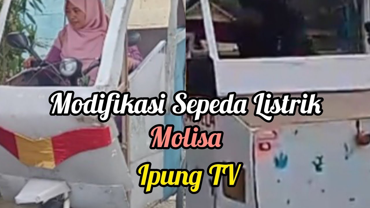 INOVASI SEPEDA LISTRI MENJADI MOLISA #sepedalistrik #three_wheel_electric_car #electricbike # ...